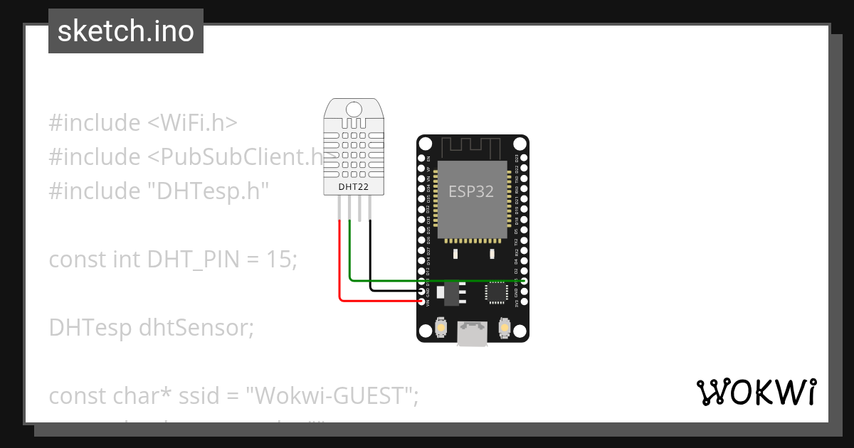 dht-mqtt - Wokwi ESP32, STM32, Arduino Simulator