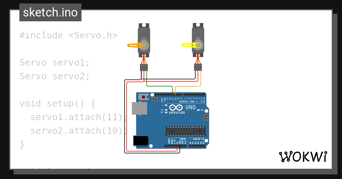 Robot Arduino Wokwi Esp32 Stm32 Arduino Simulator