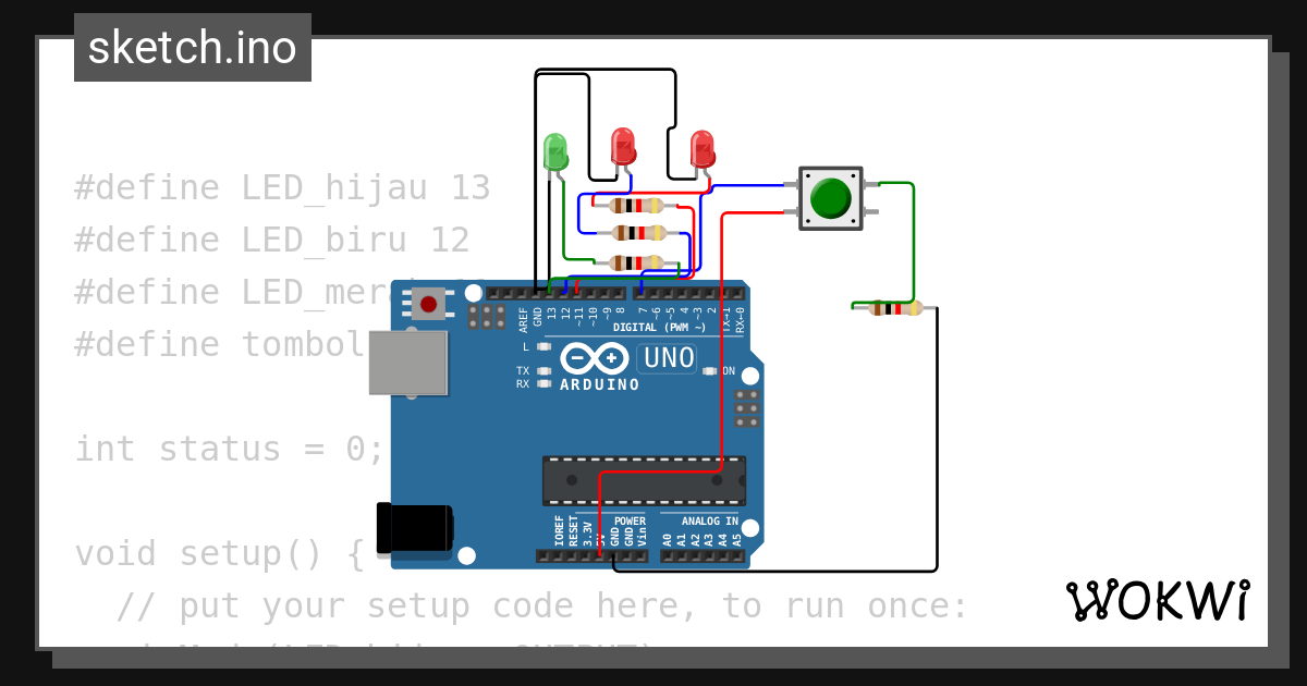 Projek 1 Wokwi Wokwi Esp32 Stm32 Arduino Simulator 4073