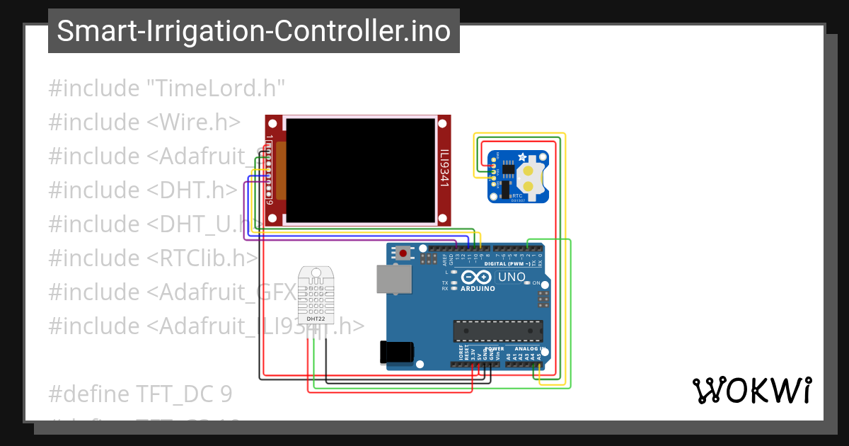 Irrigation Wokwi Esp32 Stm32 Arduino Simulator 2928