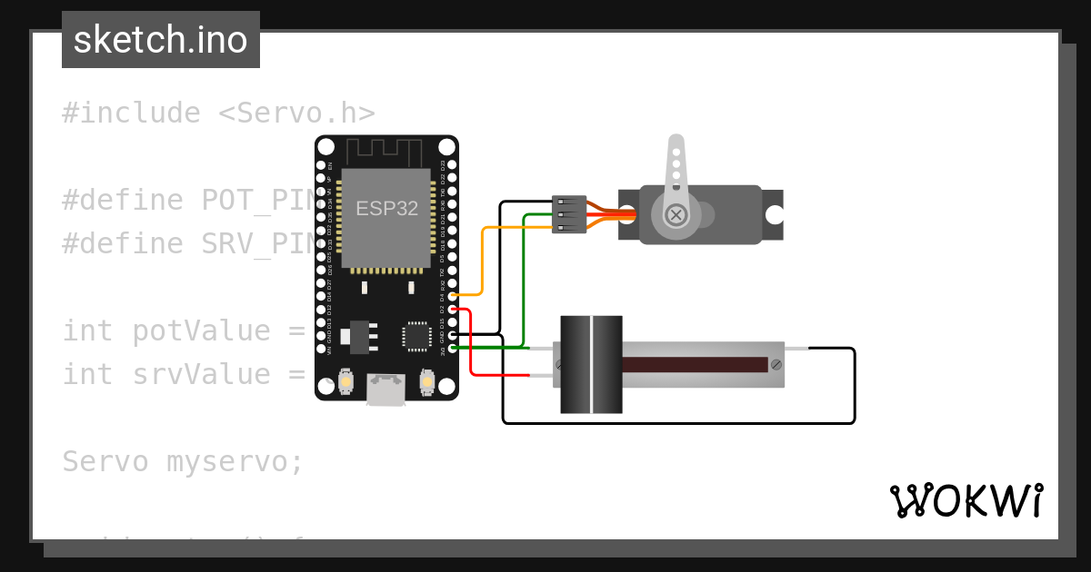 Servo Wokwi Esp32 Stm32 Arduino Simulator 6134