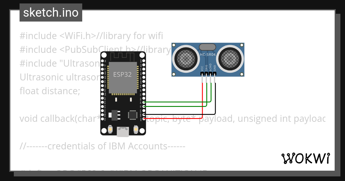 Smart city Waste Management System with connected trash cans - Wokwi ESP32, STM32, Arduino Simulator