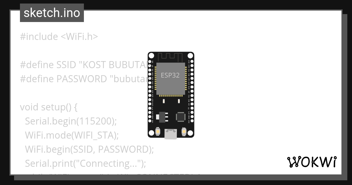 wifi local connect - Wokwi ESP32, STM32, Arduino Simulator wifi local connect - Wokwi ESP32, STM32, Arduino Simulator
