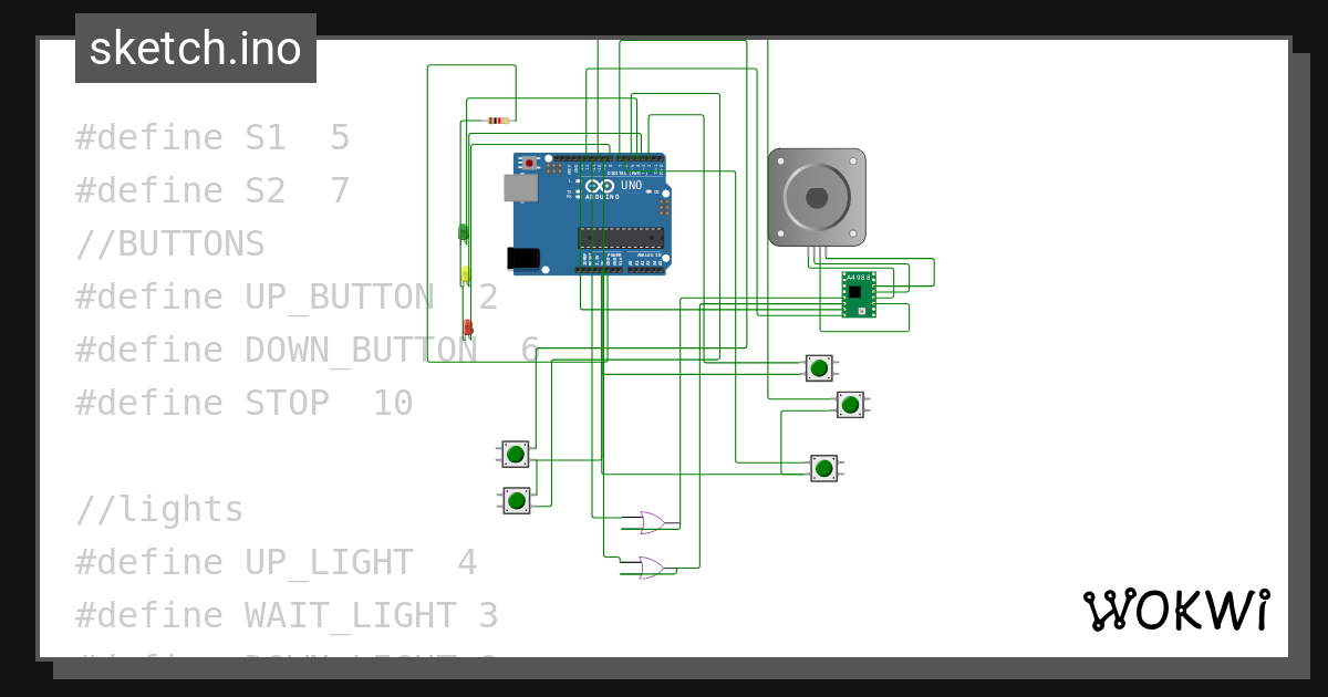 Puerta Wokwi Esp32 Stm32 Arduino Simulator