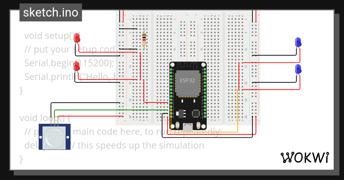 Sensor Pir Wokwi Esp32 Stm32 Arduino Simulator 1201