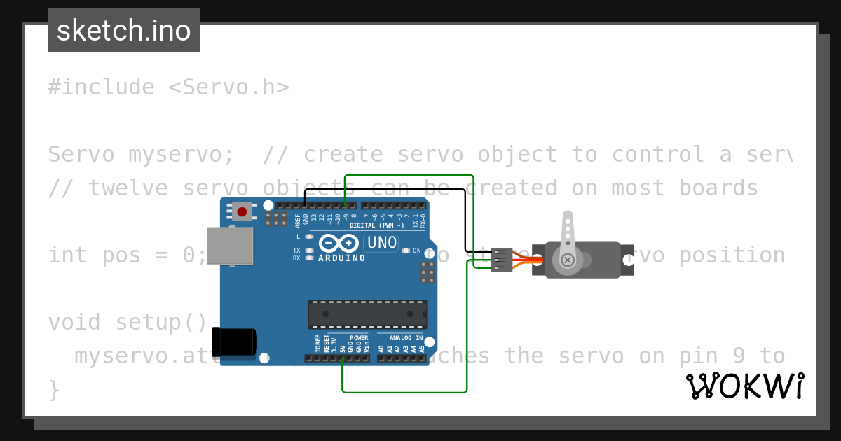 Servo Derecha E Izquierda Wokwi Esp32 Stm32 Arduino Simulator 2056