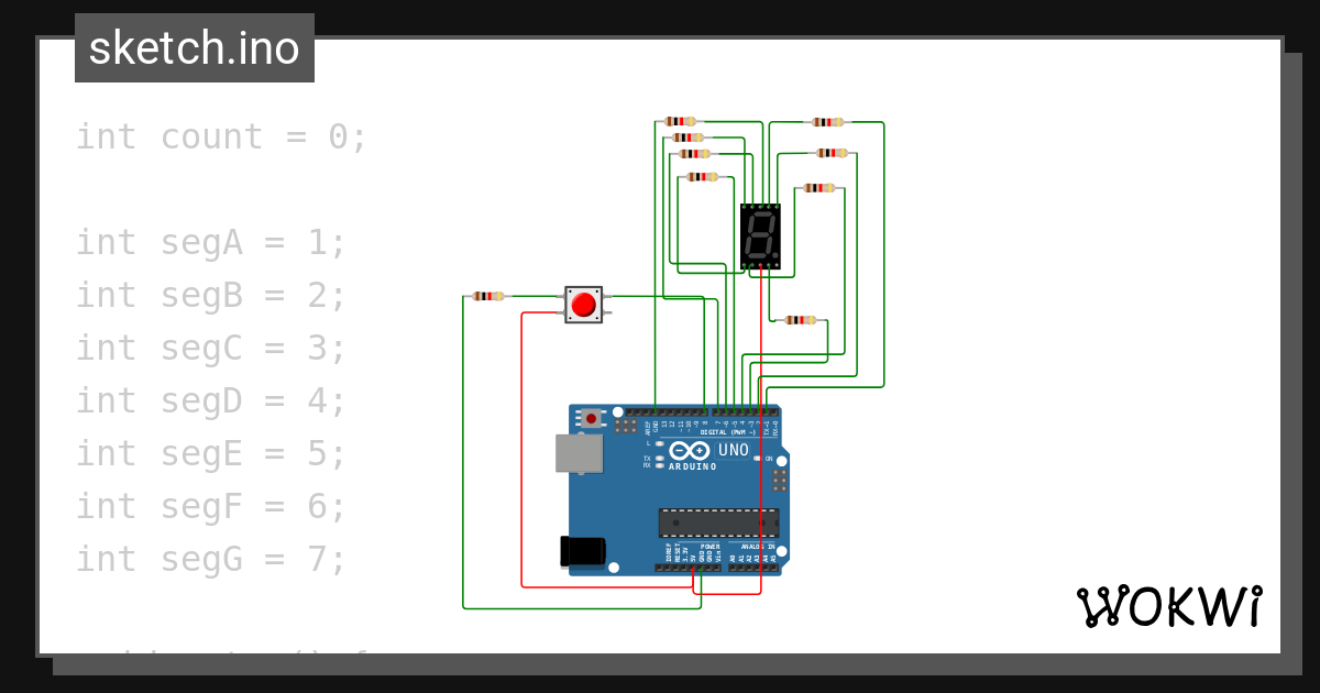 Conteo De Led Wokwi Esp32 Stm32 Arduino Simulator 6432