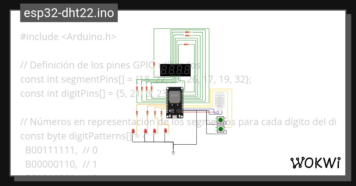 esp32-dht22 no entiendo nada - Wokwi ESP32, STM32, Arduino Simulator