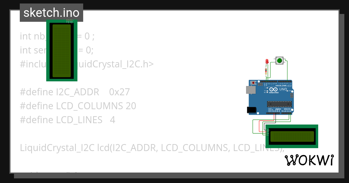 affichage nb appui - Wokwi ESP32, STM32, Arduino Simulator affichage nb appui - Wokwi ESP32, STM32, Arduino Simulator