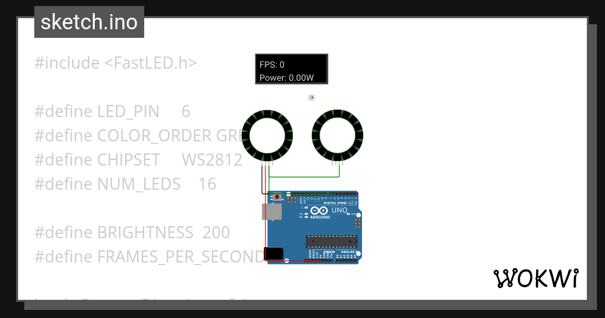 Ws2812 Wokwi Esp32 Stm32 Arduino Simulator 