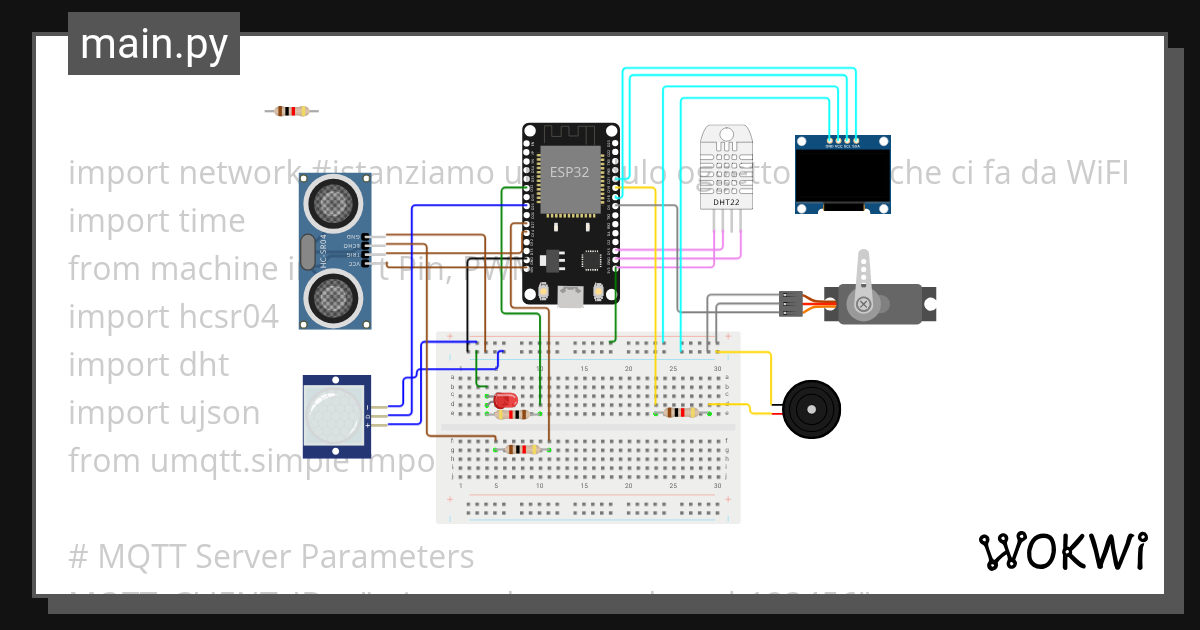 PROJECT - Wokwi ESP32, STM32, Arduino Simulator