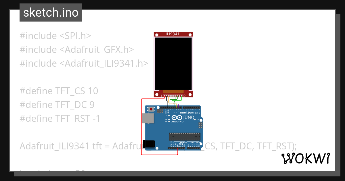 Circulos y Cuadrados Lloviendo - Wokwi ESP32, STM32, Arduino Simulator