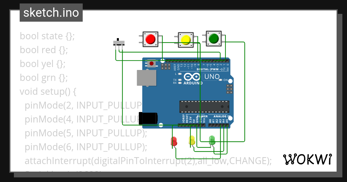 Main Switch - Wokwi ESP32, STM32, Arduino Simulator
