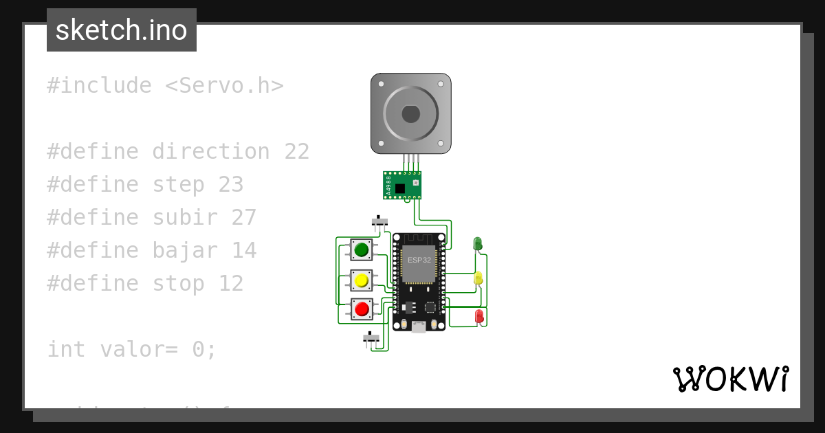 Puerta Mágica Con Microcontrolador Wokwi Esp32 Stm32 Arduino Simulator 5263