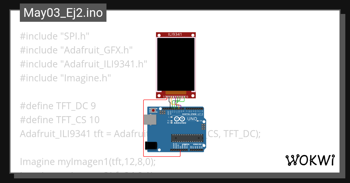 lluvia circulos y cuadrados - Wokwi ESP32, STM32, Arduino Simulator