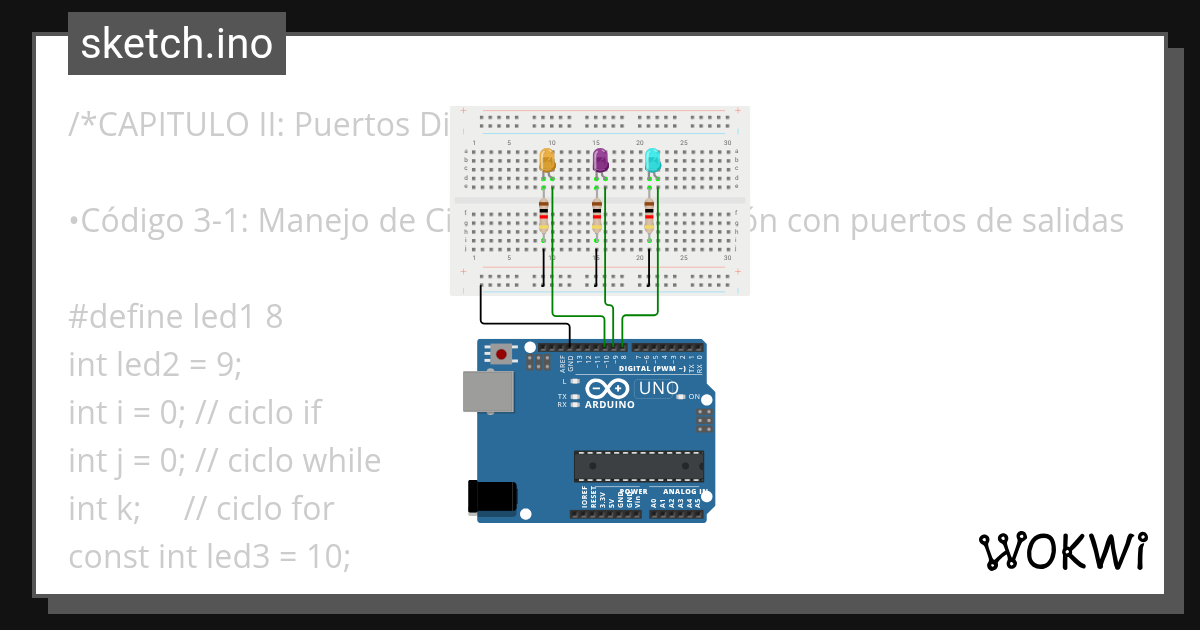 Prueba #1 de Mantenimiento - Wokwi ESP32, STM32, Arduino Simulator