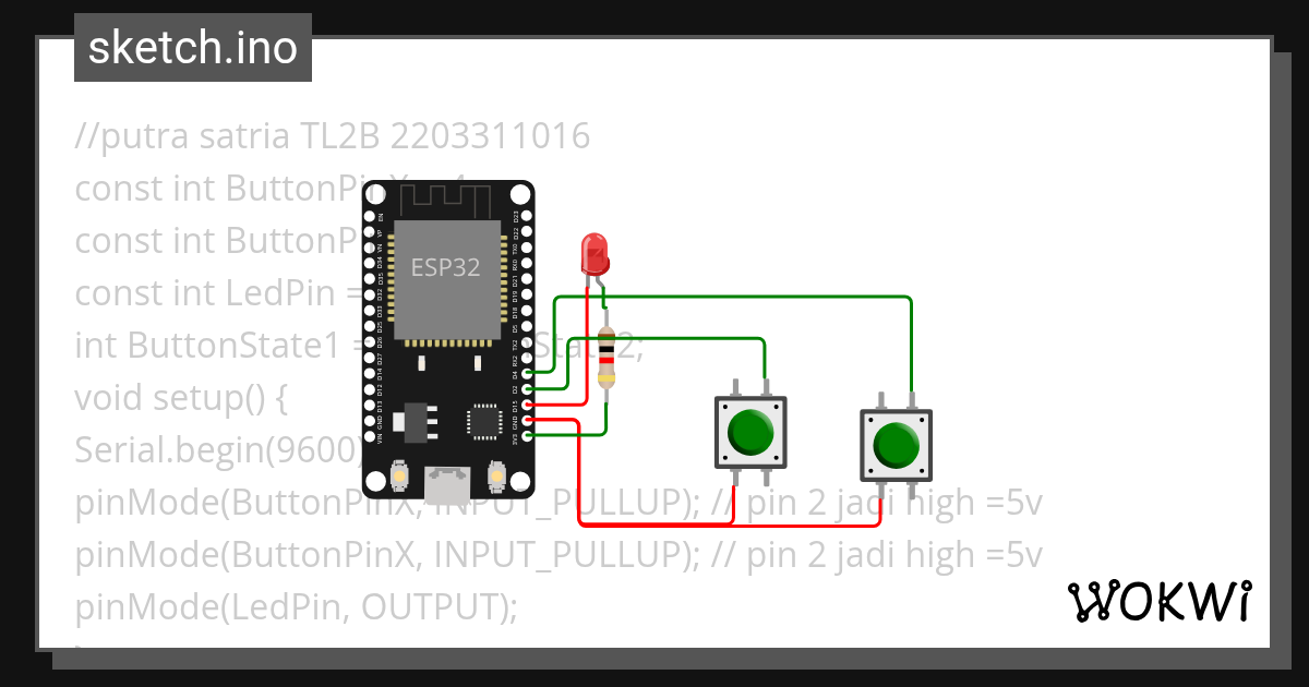 Utspk Putra Satria Tl2b Wokwi Esp32 Stm32 Arduino Simulator 