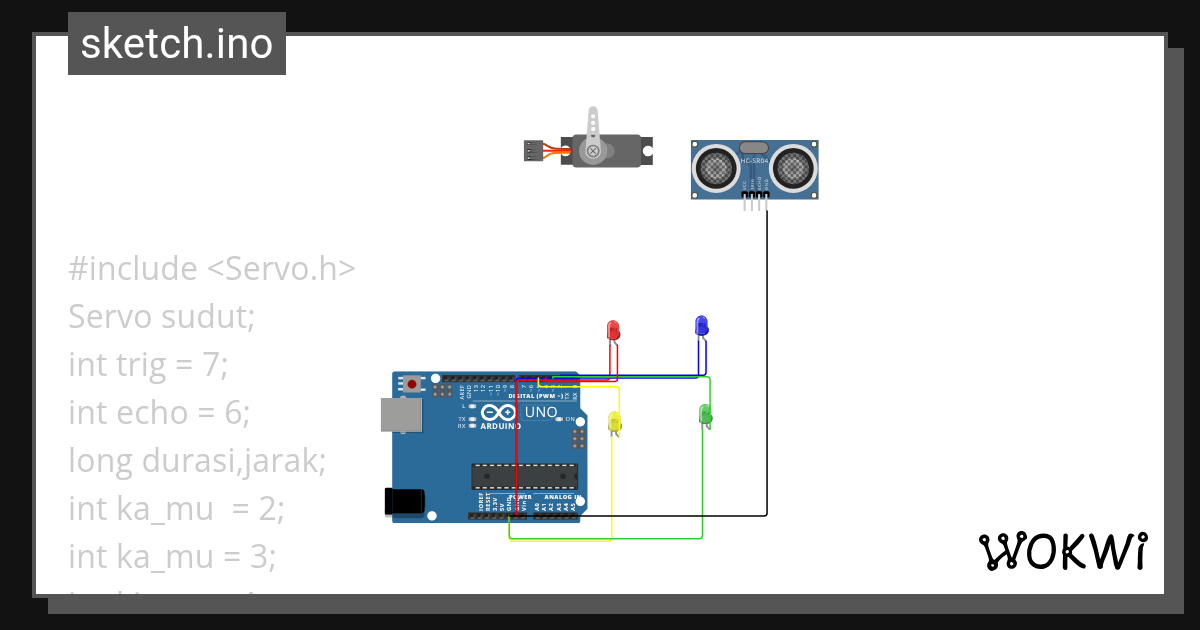 ultrasonic servo - Wokwi ESP32, STM32, Arduino Simulator ultrasonic servo - Wokwi ESP32, STM32, Arduino Simulator
