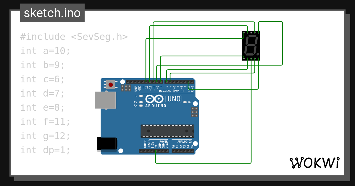Sevseg Wokwi Esp32 Stm32 Arduino Simulator 4291