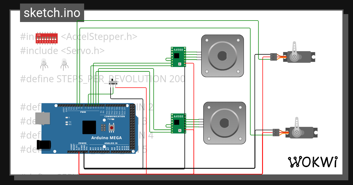 Steppercontroller Copy - Wokwi ESP32, STM32, Arduino Simulator
