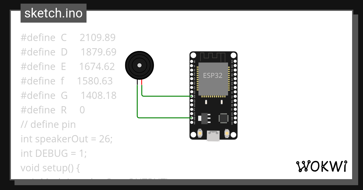 Melody - Wokwi ESP32, STM32, Arduino Simulator