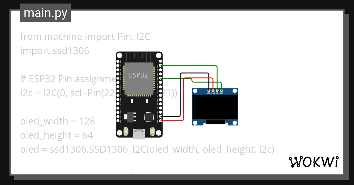 Esp32 Micropython Ssd1306 Sk Wokwi Esp32 Stm32 Arduino Simulator 4810