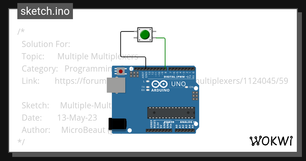 Wokwi - Online ESP32, STM32, Arduino Simulator