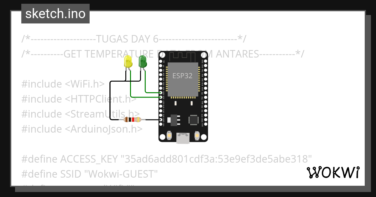 Get Data From Antares Wokwi Esp32 Stm32 Arduino Simulator