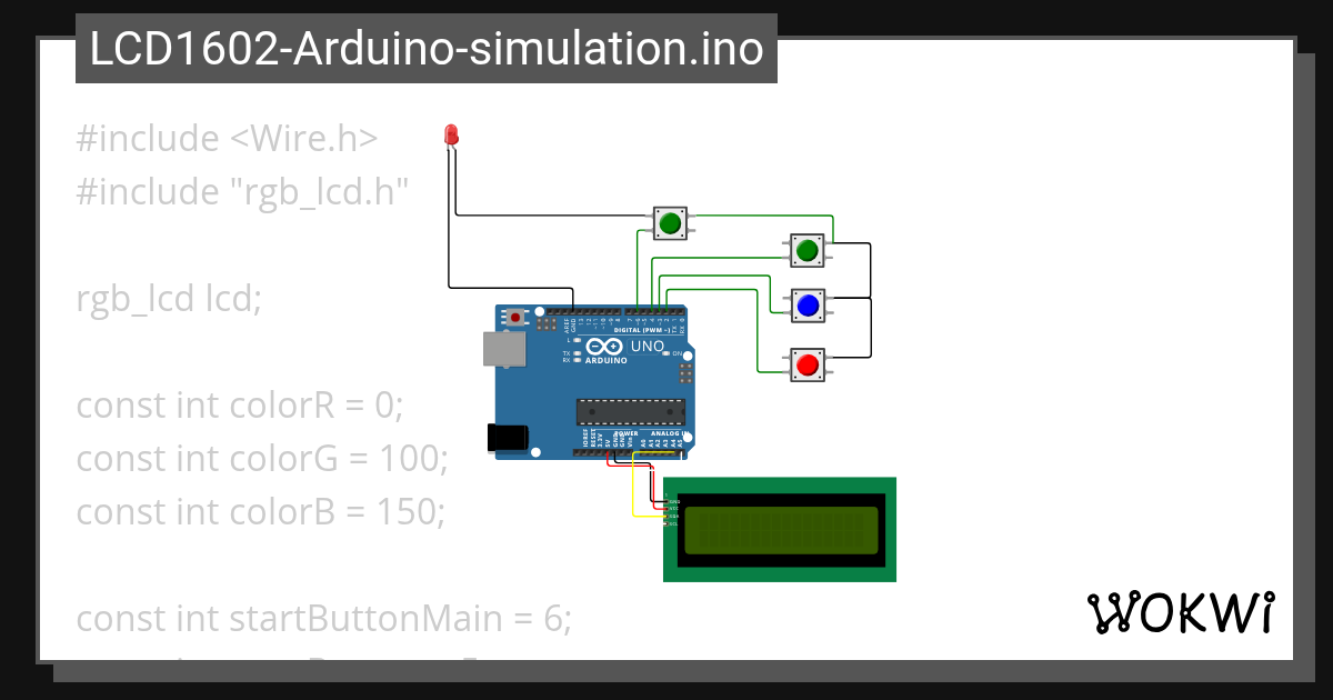 LCD1602 SERIAL-Arduino-simulation.ino Copy - Wokwi ESP32, STM32, Arduino Simulator