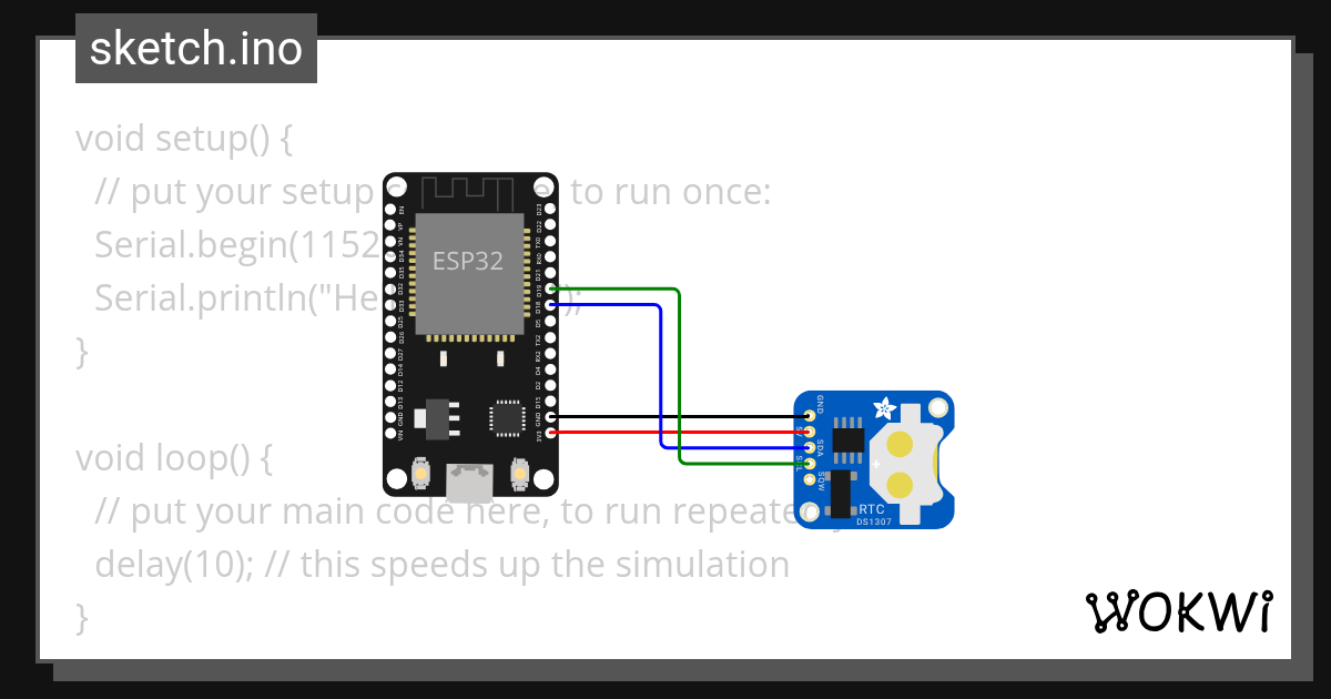 lab3 - Wokwi ESP32, STM32, Arduino Simulator