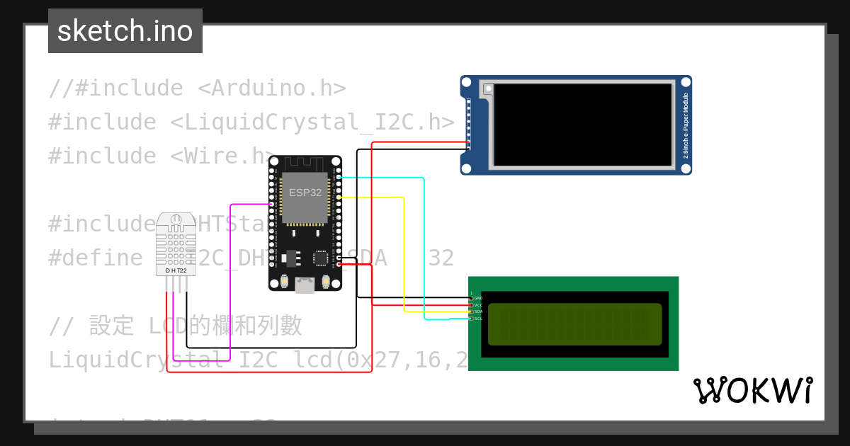 時鐘 Wokwi Esp32 Stm32 Arduino Simulator
