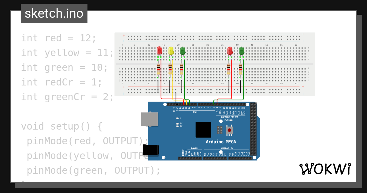 Trafficlights Wokwi Esp32 Stm32 Arduino Simulator