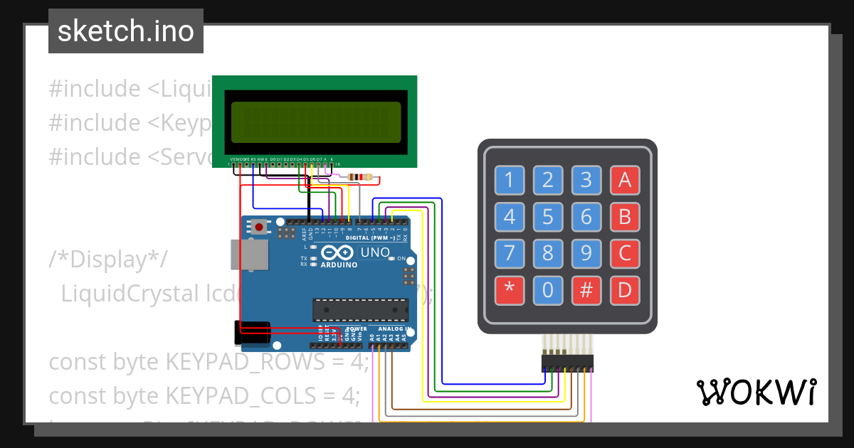 Calculadora - Wokwi ESP32, STM32, Arduino Simulator