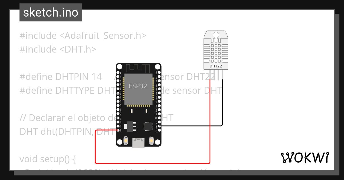 Sensor Humedad Y Temperatura Wokwi Esp32 Stm32 Arduino Simulator 