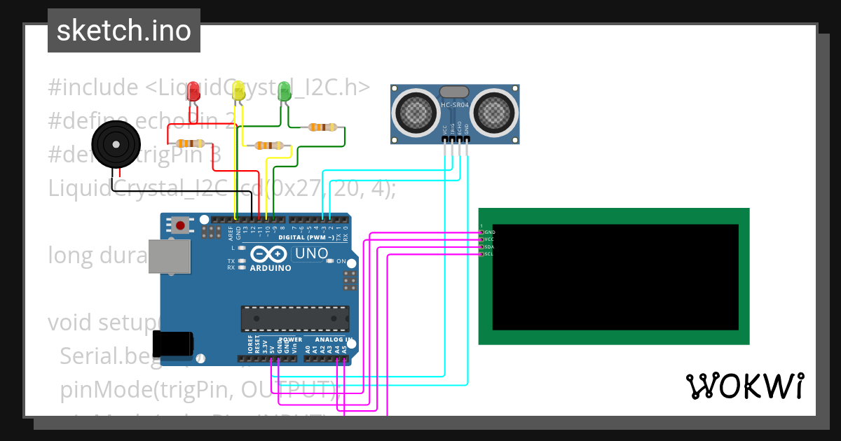 Sensor Air Penuh Wokwi Esp32 Stm32 Arduino Simulator 6666