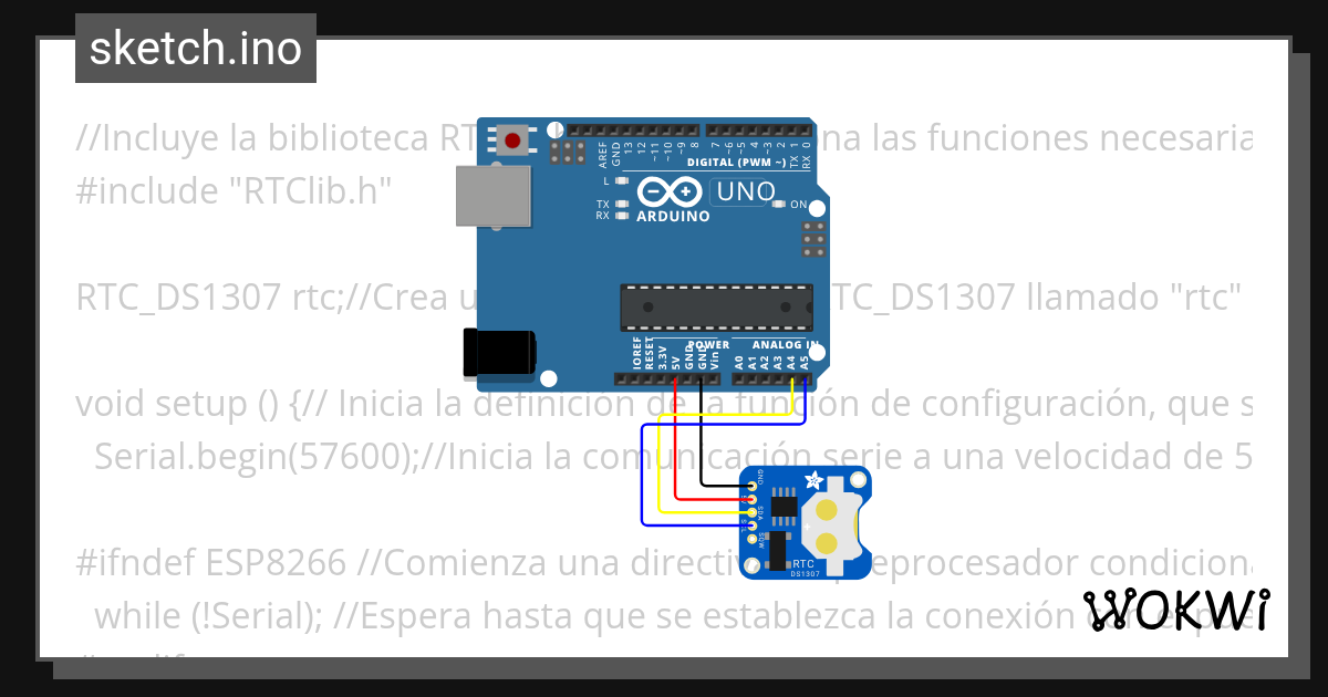 RTC - Wokwi ESP32, STM32, Arduino Simulator