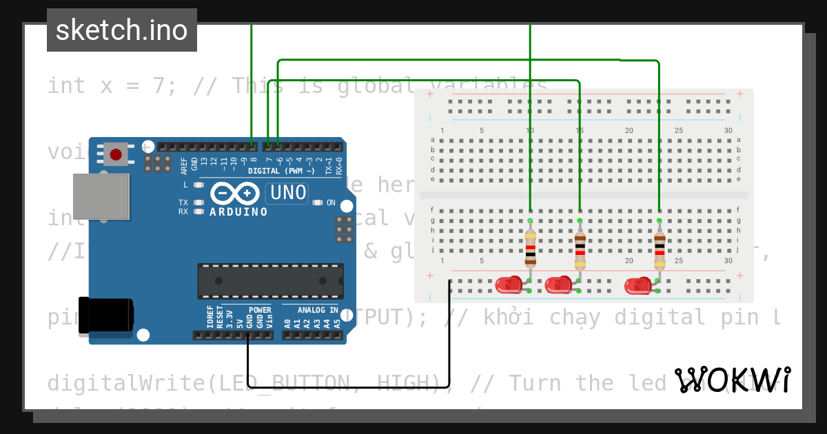 Tutorial Wokwi Esp32 Stm32 Arduino Simulator 3174