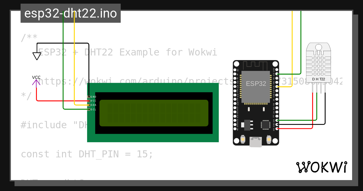 Tempandhumidity Wokwi Esp32 Stm32 Arduino Simulator 9954