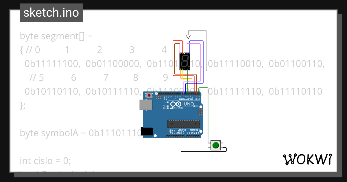 Adrián Juriš 7seg 2 Najnovsie Wokwi Esp32 Stm32 Arduino Simulator 6554