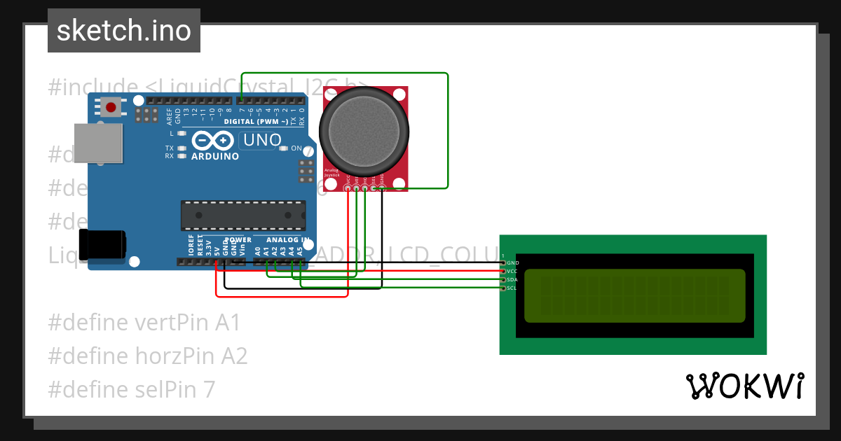JoyStick - Wokwi ESP32, STM32, Arduino Simulator