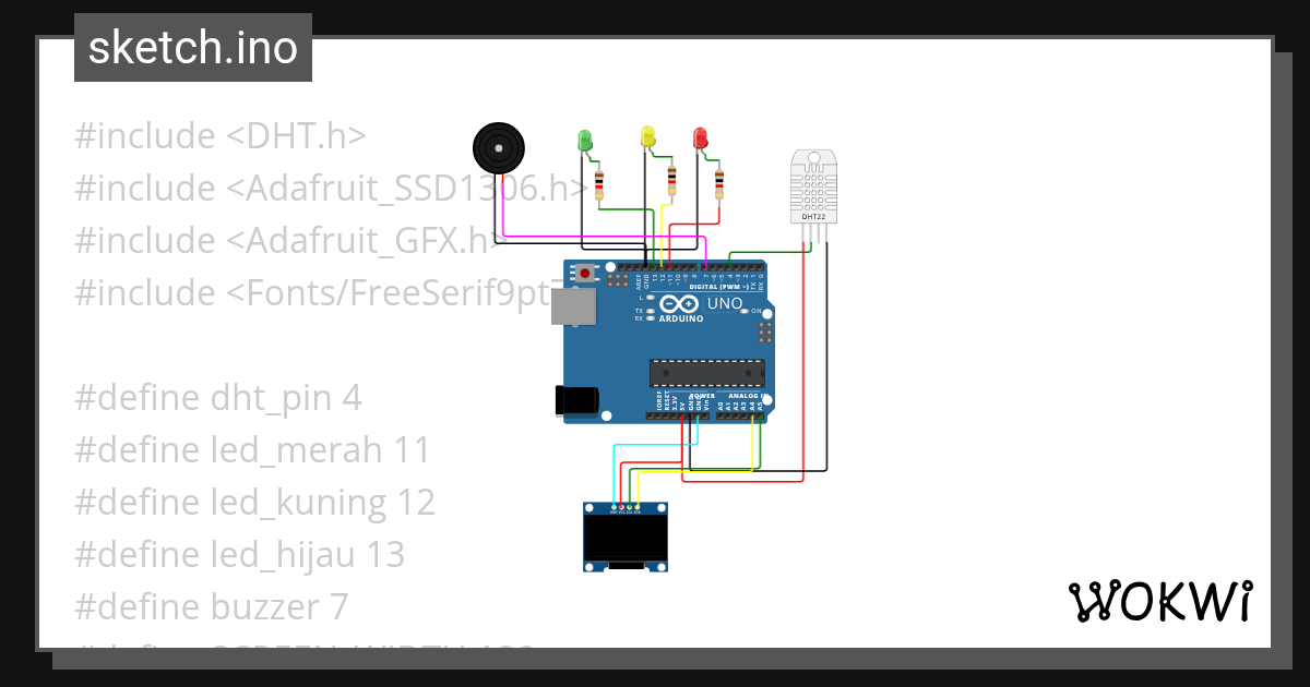 ini suarannya seram - Wokwi ESP32, STM32, Arduino Simulator