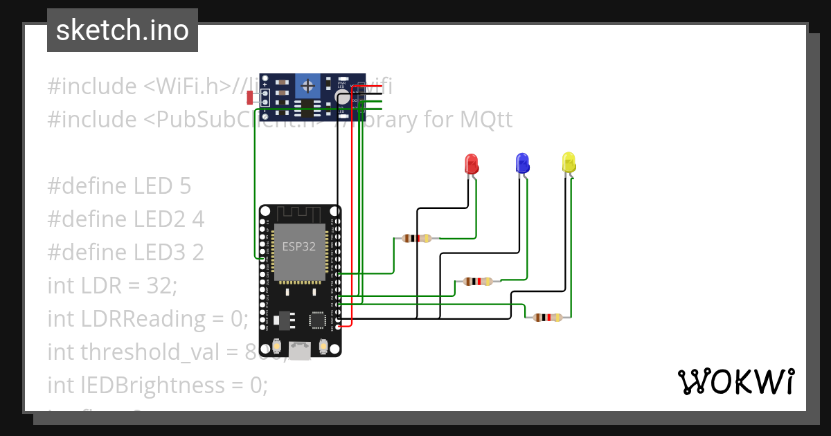 street light Copy - Wokwi ESP32, STM32, Arduino Simulator