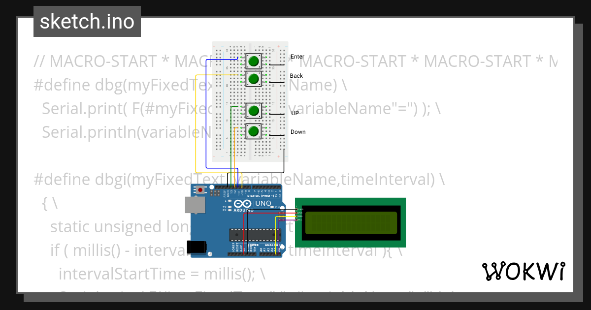 Arduino MenuStefanL38-003 - Wokwi ESP32, STM32, Arduino Simulator