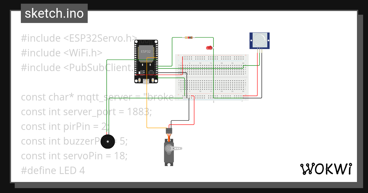 Security System Copy Wokwi Esp32 Stm32 Arduino Simulator 