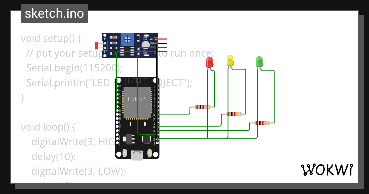 Esp 32 Andl Led Connection Wokwi Esp32 Stm32 Arduino Simulator 5113