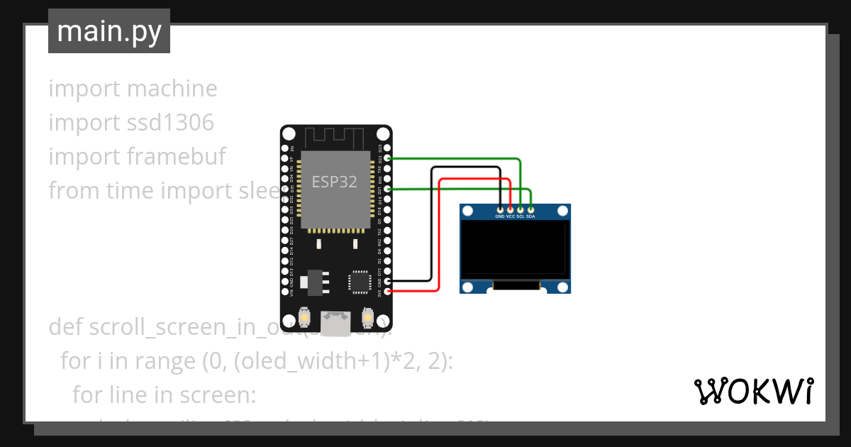 oled screen dashboard GardenBrain - Wokwi ESP32, STM32, Arduino Simulator