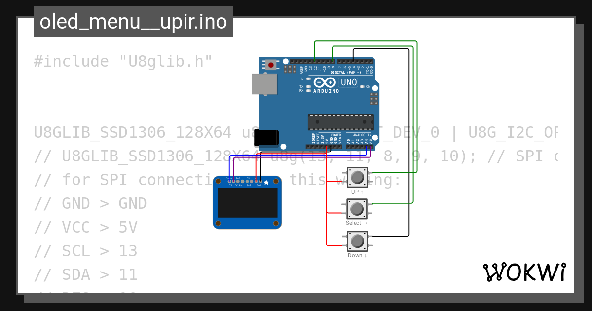 Oledmenuo Copy Copy Wokwi Esp32 Stm32 Arduino Simulator