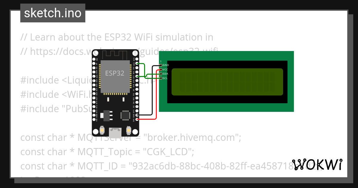 LCD_get_data_web - Wokwi ESP32, STM32, Arduino Simulator