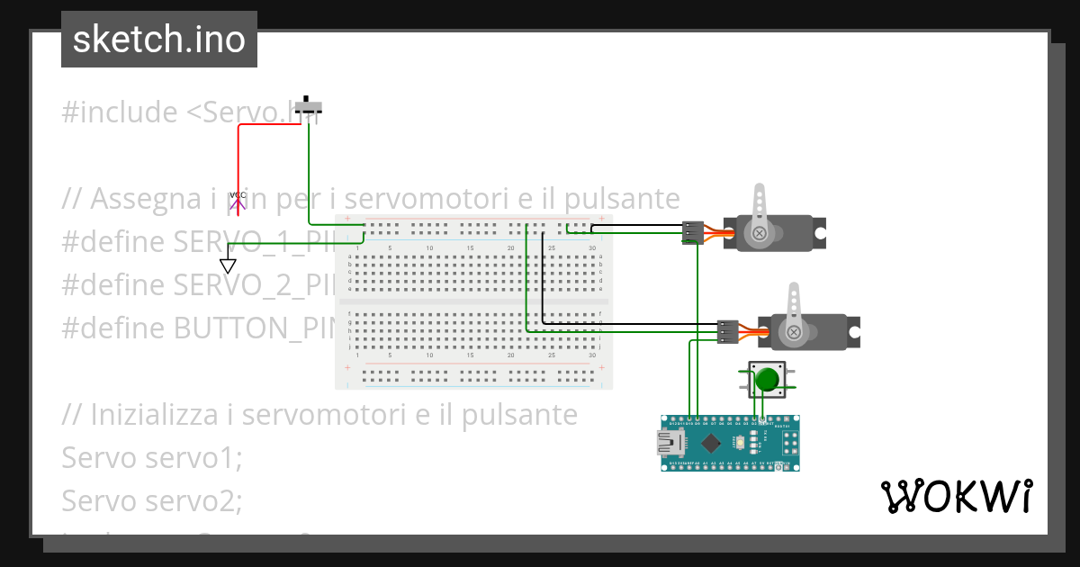 servos - Wokwi ESP32, STM32, Arduino Simulator