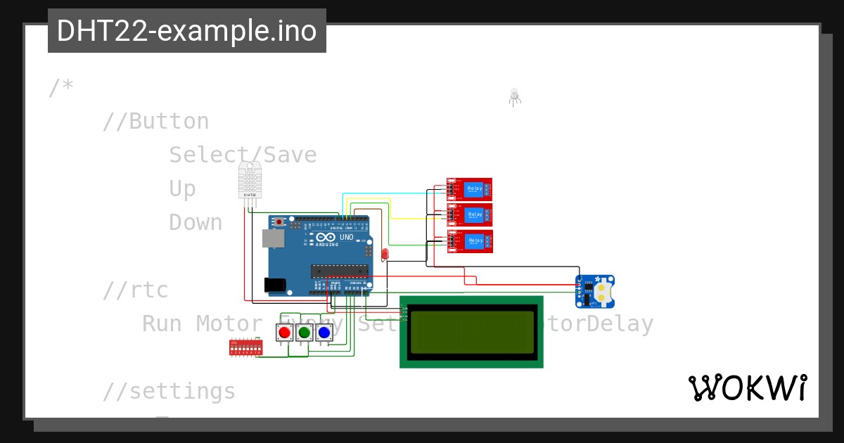 Incubator Lcd With Humid Copy Wokwi Esp32 Stm32 Arduino Simulator